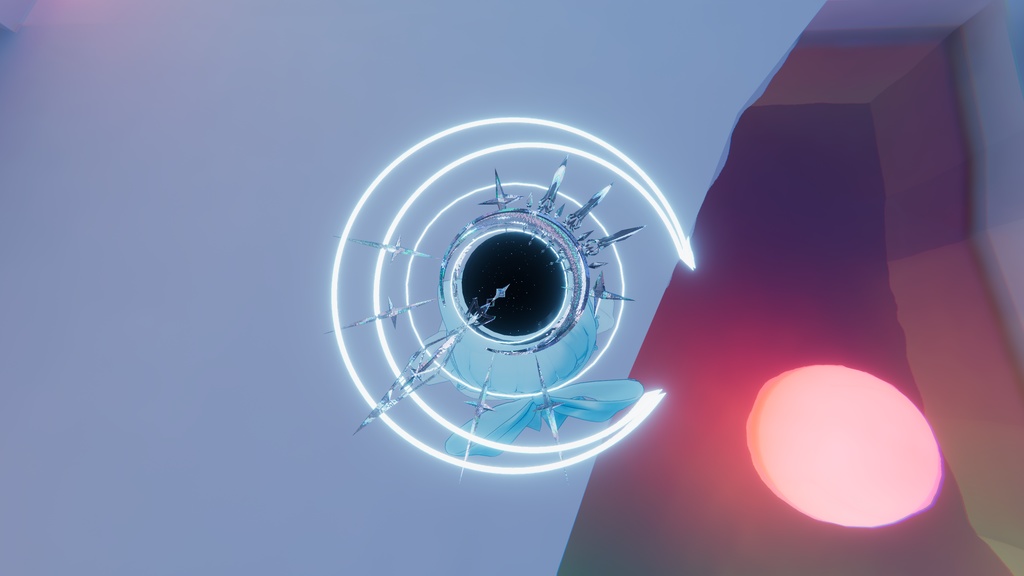 【VRChat】Moon Shadow Halo【MA対応】 - Black Polygone - BOOTH