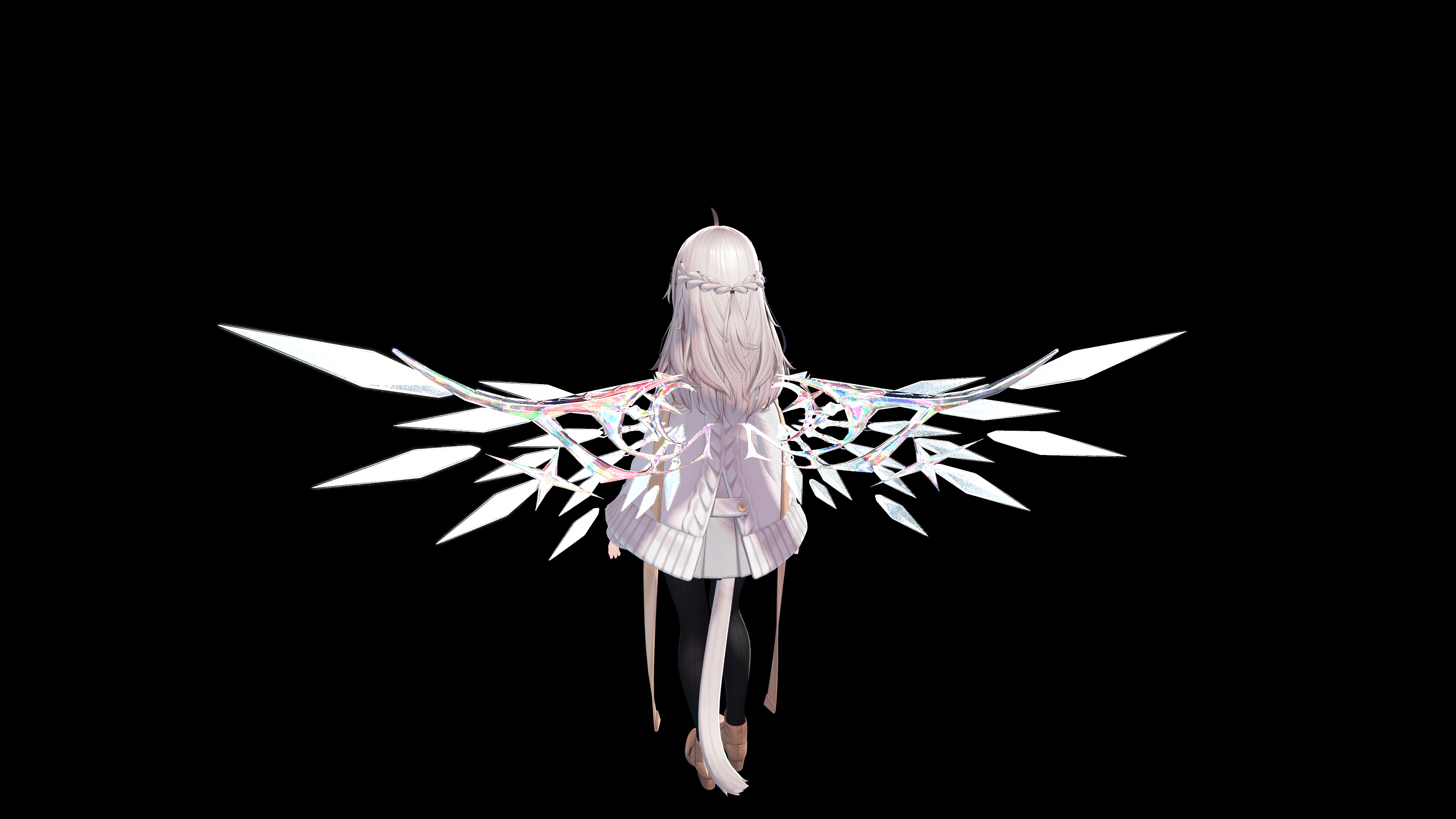 【VRChat】Star Prism Wing 【MA対応】 - Black Polygone - BOOTH