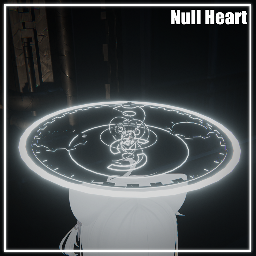 【VRChat】Null Heart【MA対応】 - Black Polygone - BOOTH