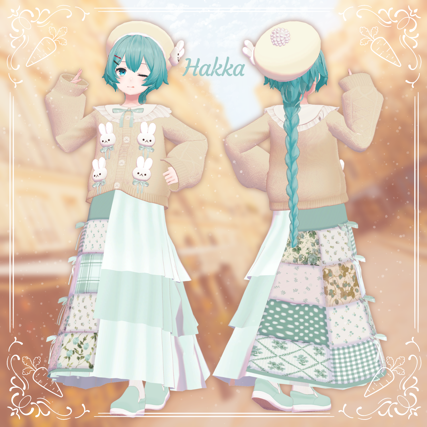 【19アバター対応】Quilting Bunny【VRC想定衣装】 - tumasakisamui ///clothes - BOOTH