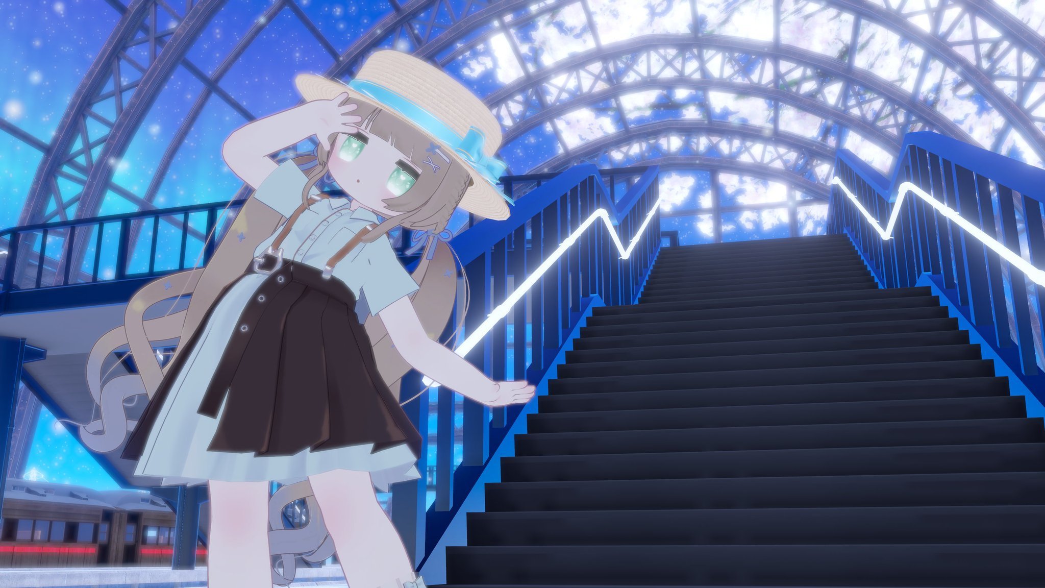 【キプフェル】Curly twin tails【VRChat向けヘアモデル】 - わたしろ屋 - BOOTH