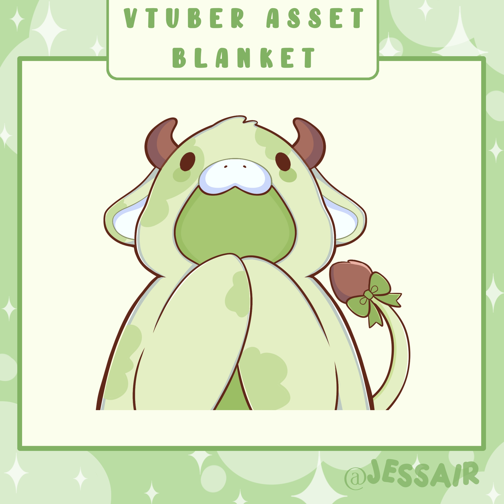 Cow Blankets for Vtuber Models | Cute Cows | Strawberry, Blueberry ...