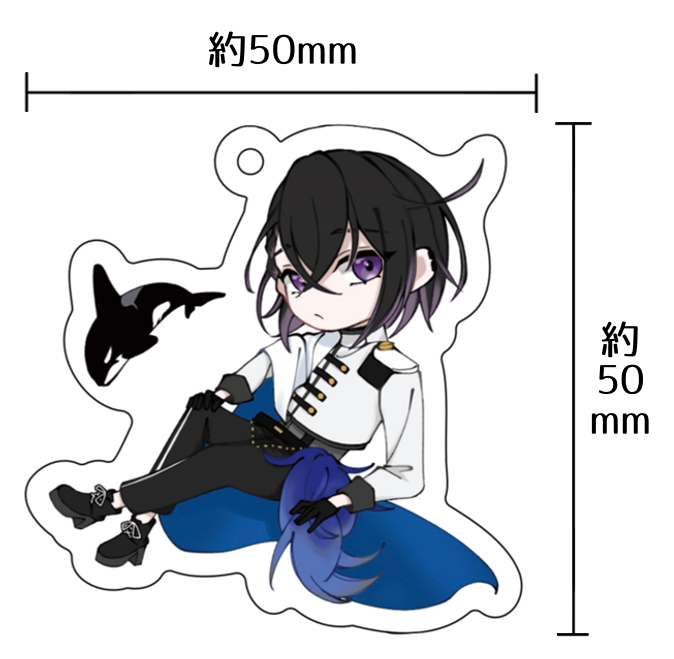 アクリルキーホルダー オルカ - fu-tommm - BOOTH