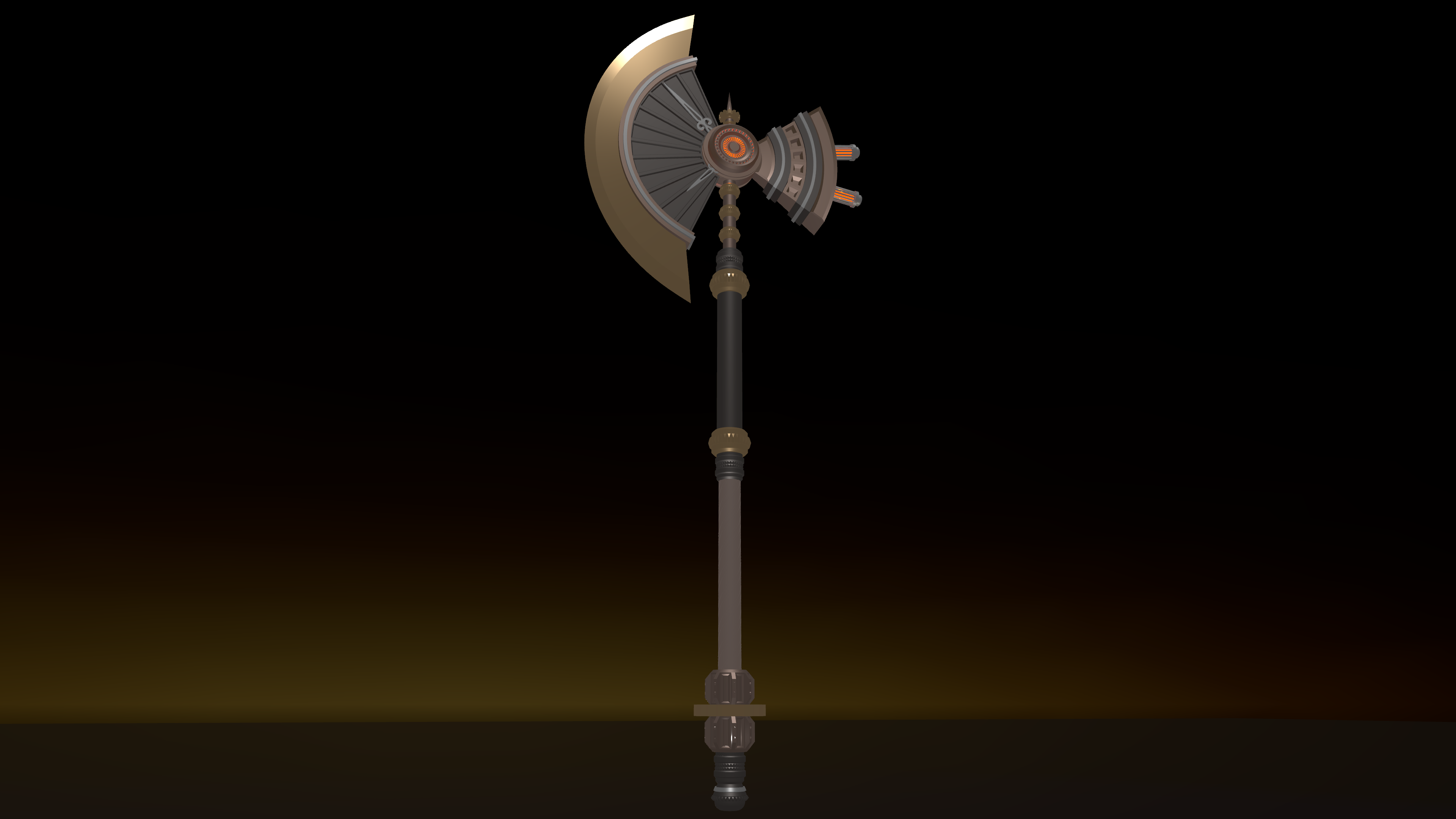 Steampunk Axe - casualassets - BOOTH