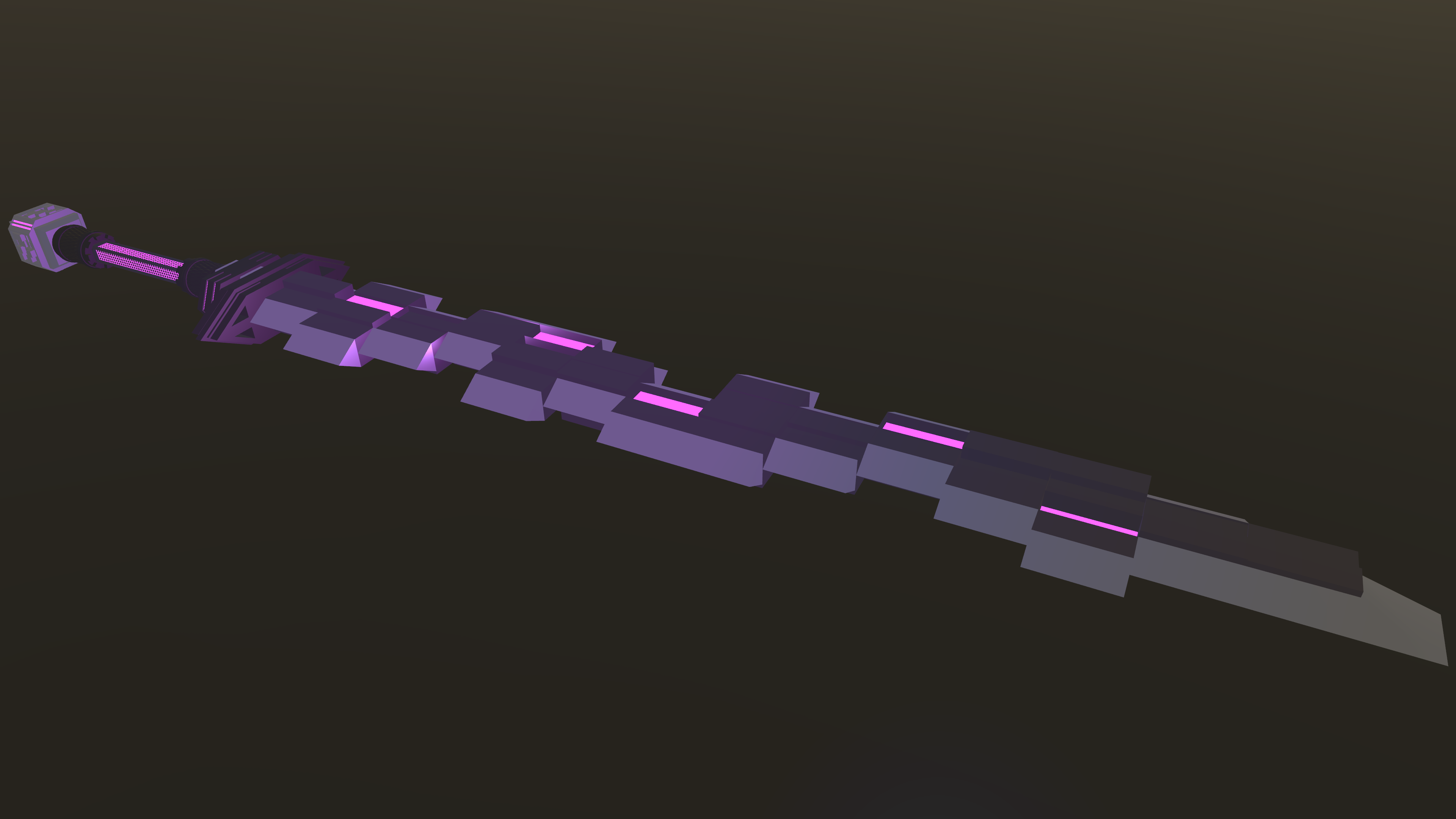 Cyberpunk Glitch Sword - casualassets - BOOTH