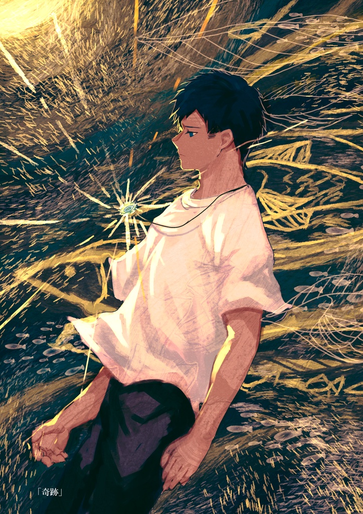 オリジナルイラスト集「人魚になった少年」 - VOID - BOOTH