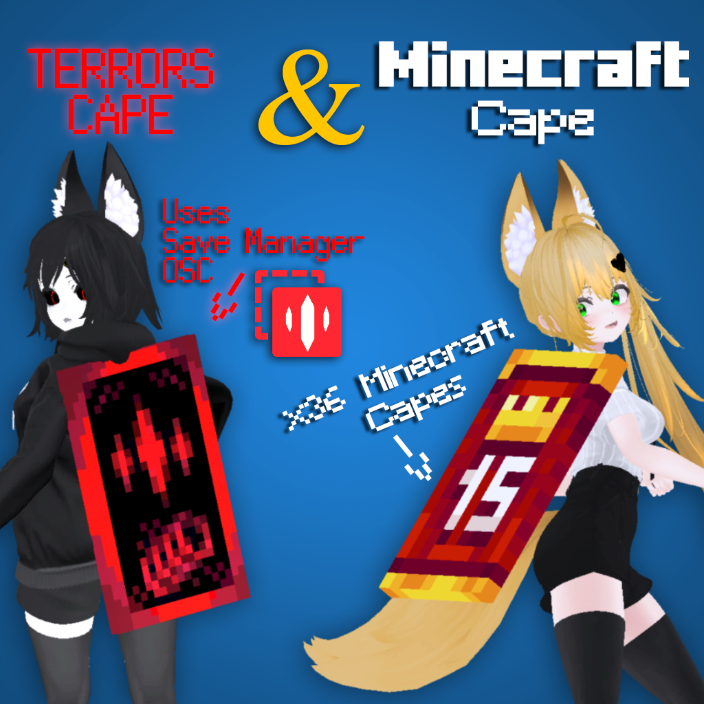 Minecraft Cape for VRChat - thedao77 - BOOTH
