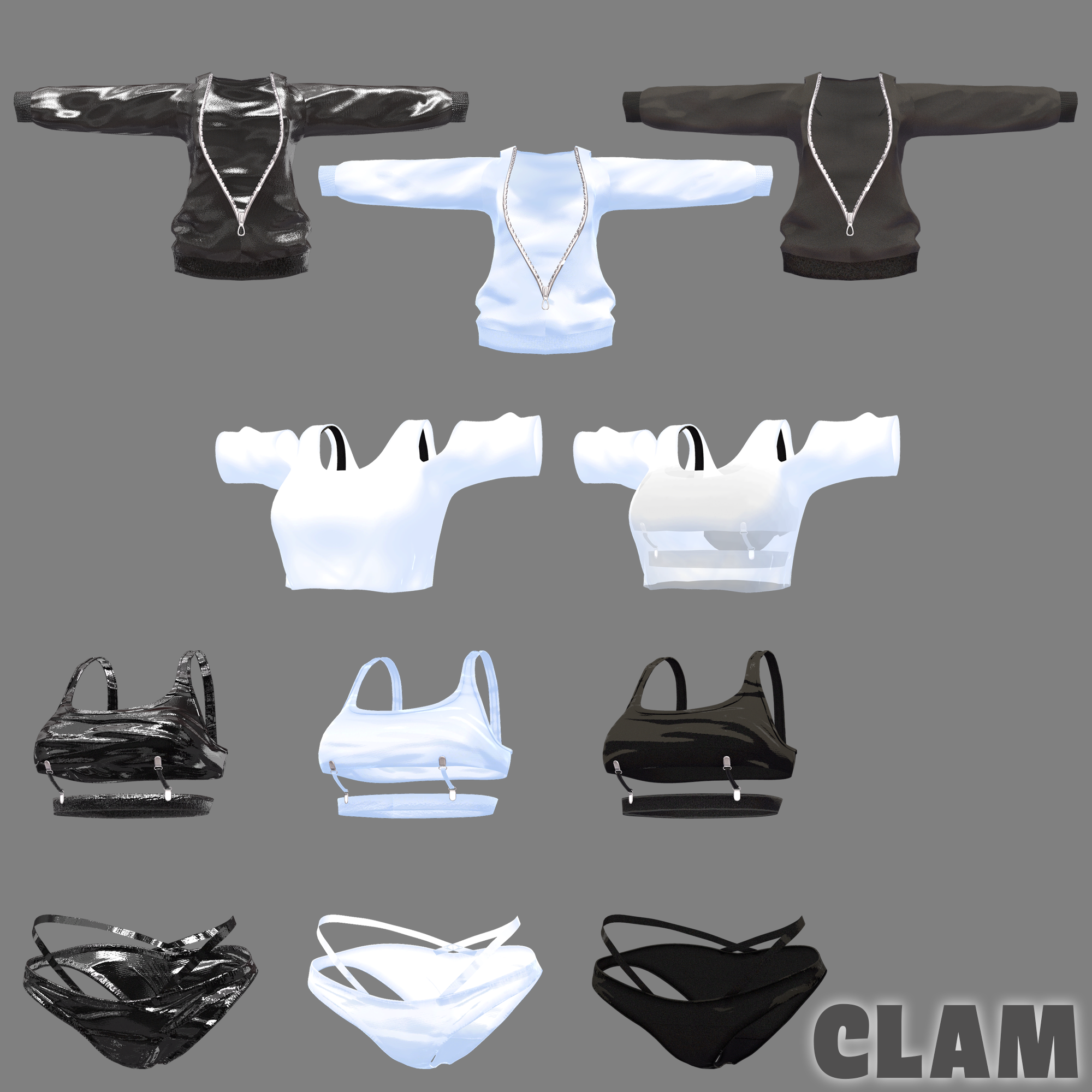 複数アバター対応 】 PM9 - CLAM - BOOTH