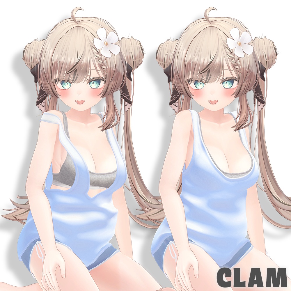 ぶっかぶかルームウェア 【 複数アバター対応 】 - CLAM - BOOTH