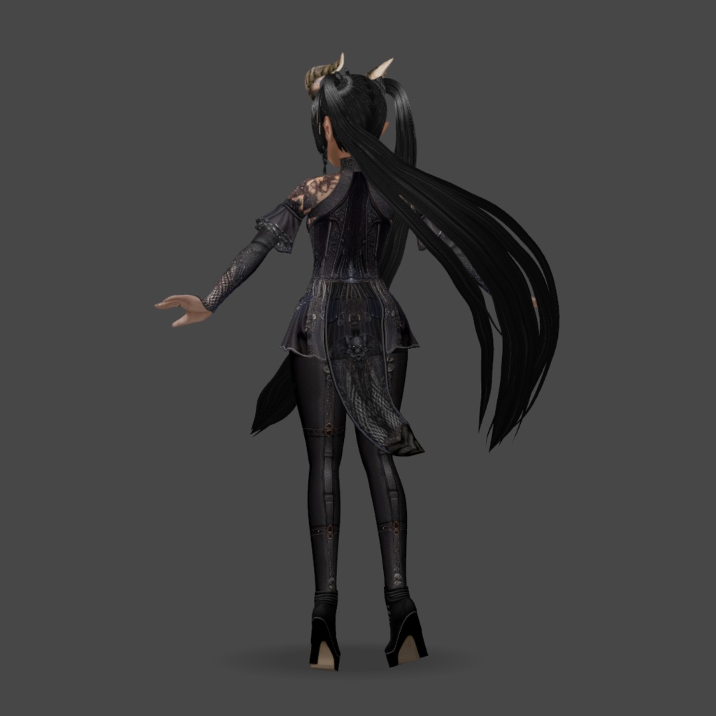 Goth Dragon Girl - guwosch - BOOTH