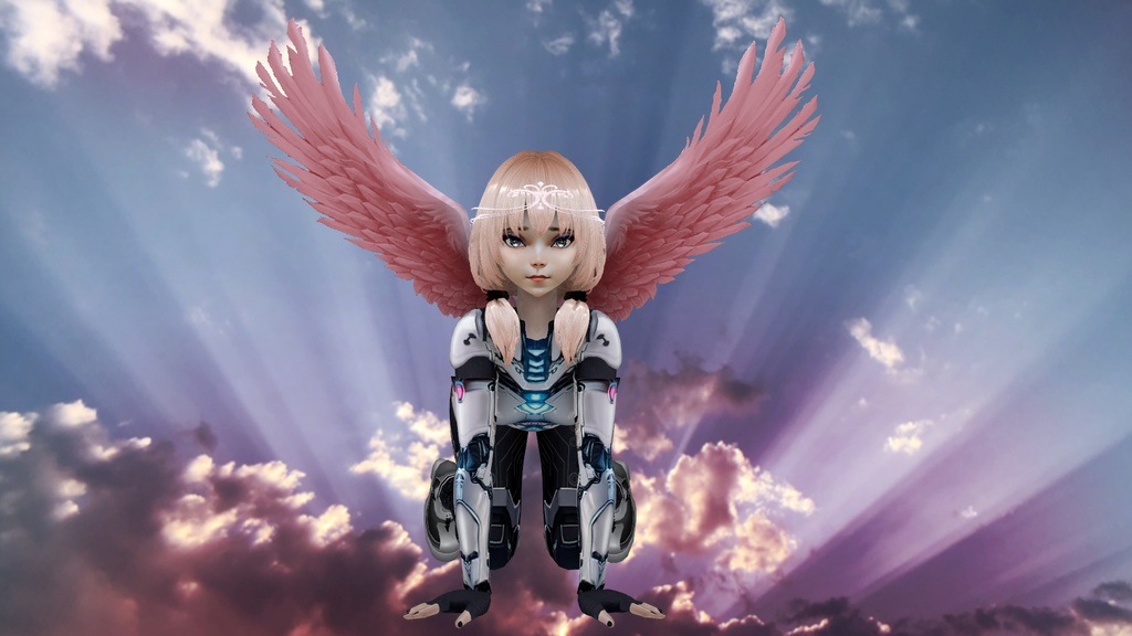 Cyberpunk Angel - guwosch - BOOTH