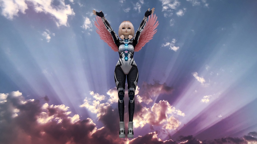 Cyberpunk Angel - guwosch - BOOTH