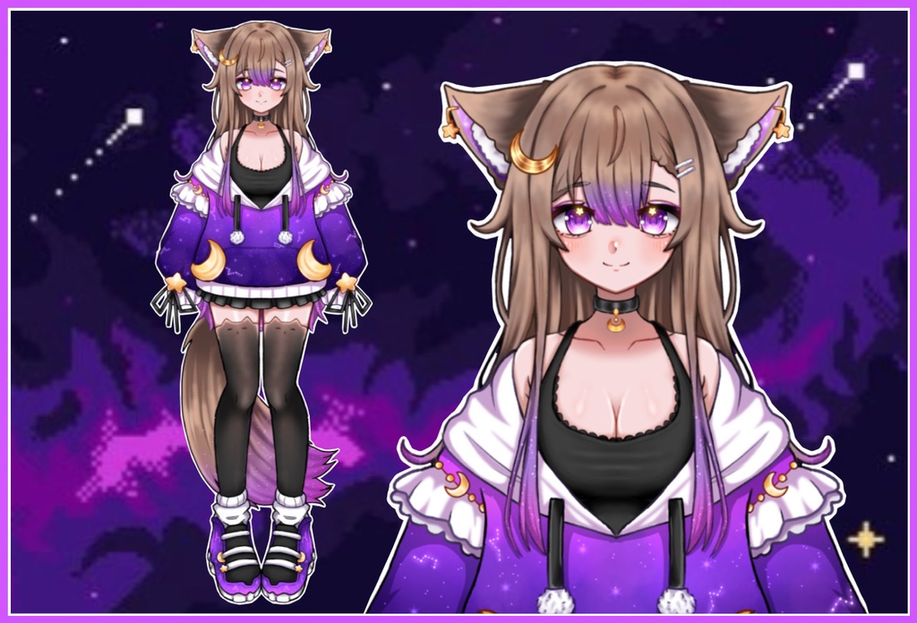 [ ON SALE } Celestial Fox Vtuber Bundle - rinrinshop - BOOTH
