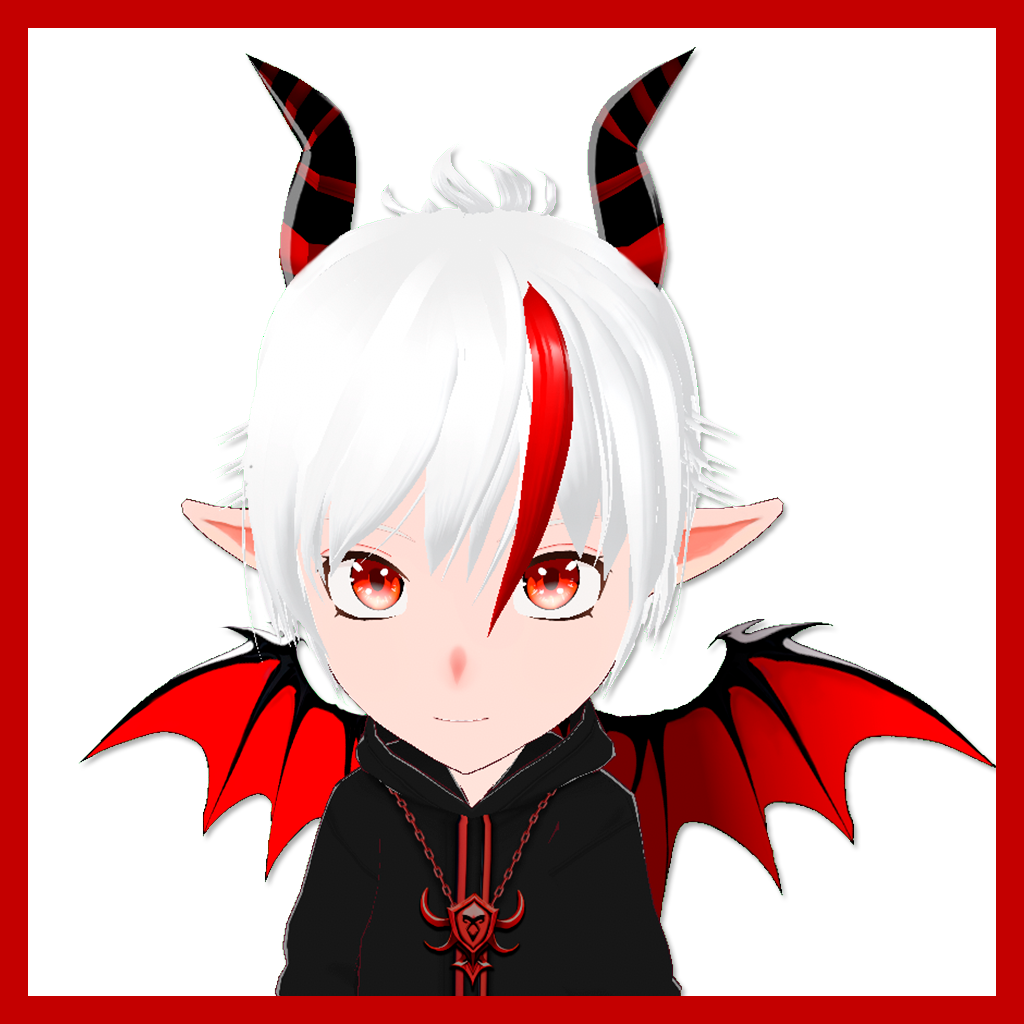 Chibi Devil Brothers - Male and Female character model 3D 【Vroid】【VRM ...