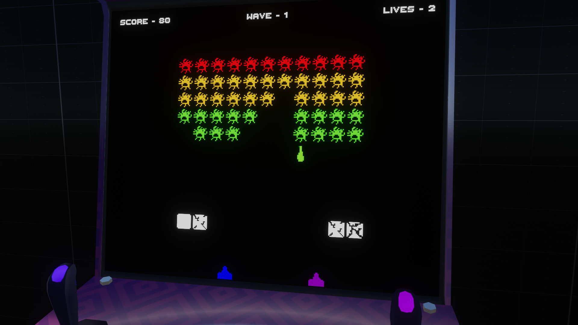 Face Invaders - Multiplayer VRChat Arcade Game Prefab - maruvr - BOOTH