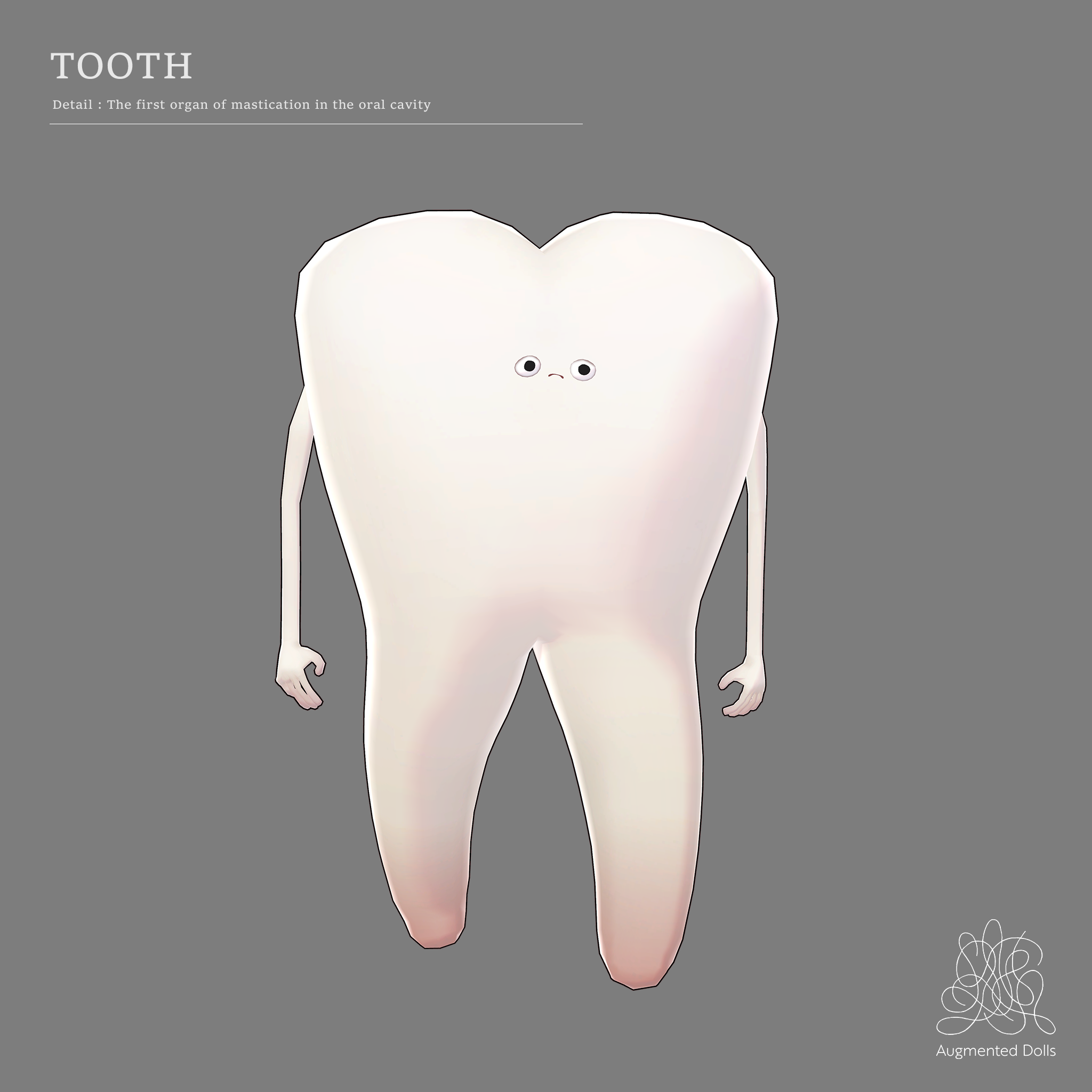 3Dアバター『歯 / TOOTH』 - AugmentedDolls - BOOTH