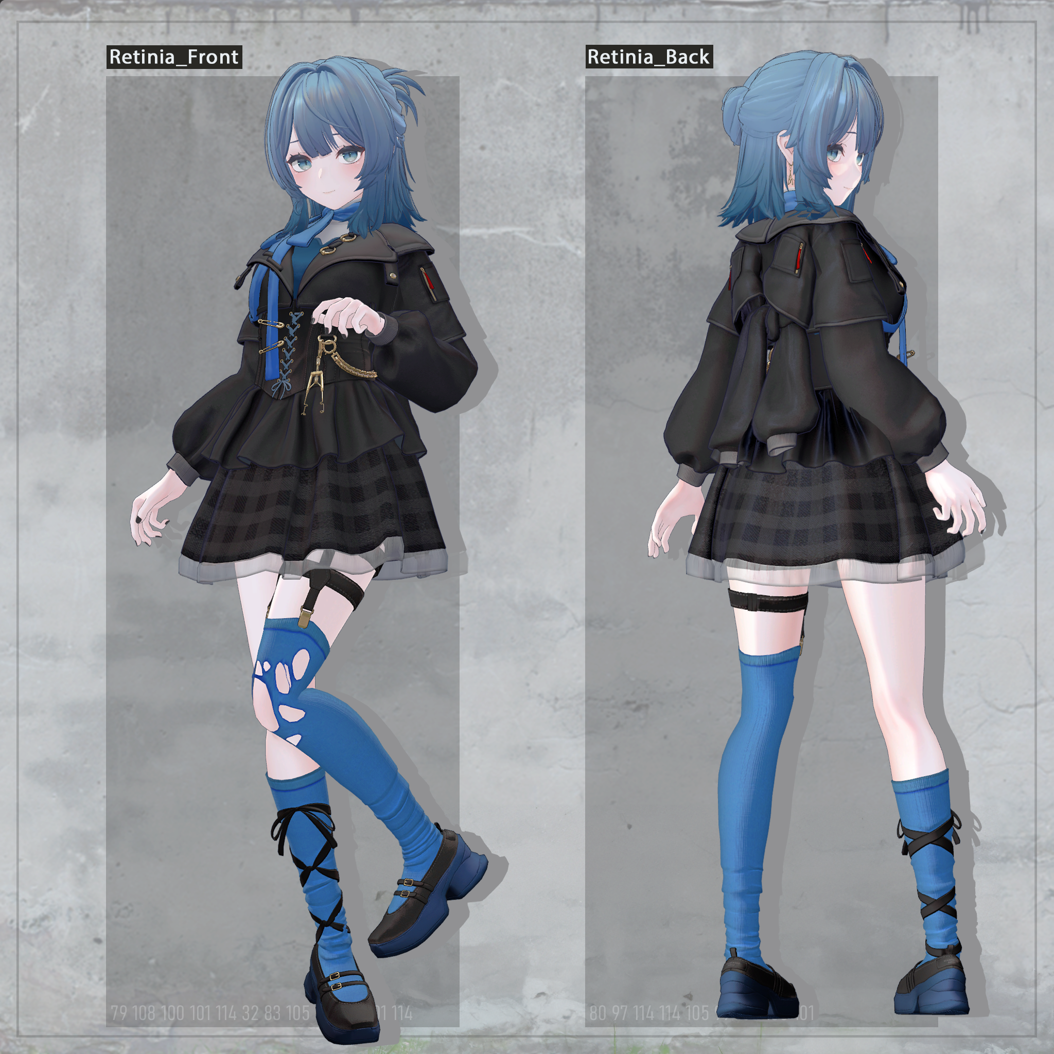 3Dアバター『レティニア & レティニエッタ』 #MARUBODY - AugmentedDolls - BOOTH