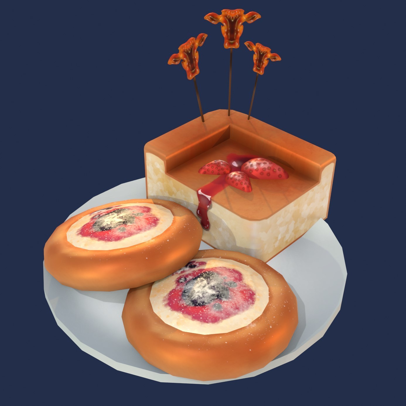 Delicious Food Pack (VTubers and VRChat) | 可愛い食べ物 - Anabellia 🐮 牛ママ - BOOTH