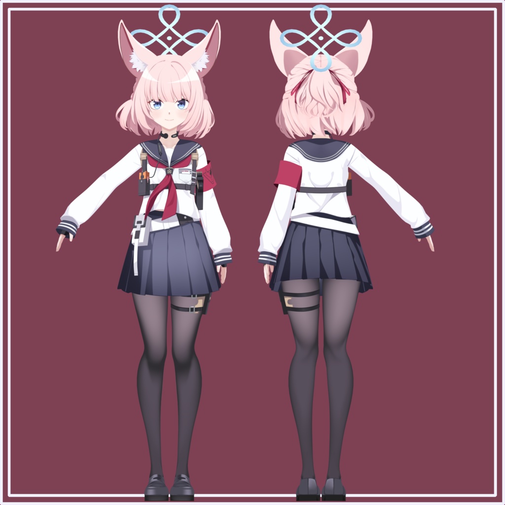 Niko from Blue Archive for VRChat and VSeeFace - Yanfi Shop - BOOTH