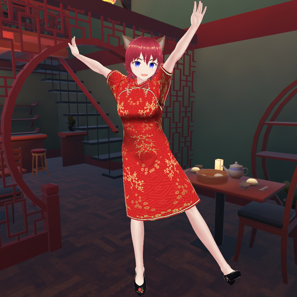【無料配布あり！】プリティーなチャイナドレス・中華娘【VRoid×テクスチャー】- [Free Distribution] Pretty ...