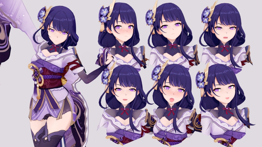 雷電将軍 Shogun Raiden - Wammon - BOOTH