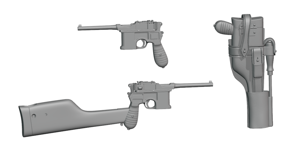 CM-207 1/35 モーゼルC96 - CHINOMODEL - BOOTH