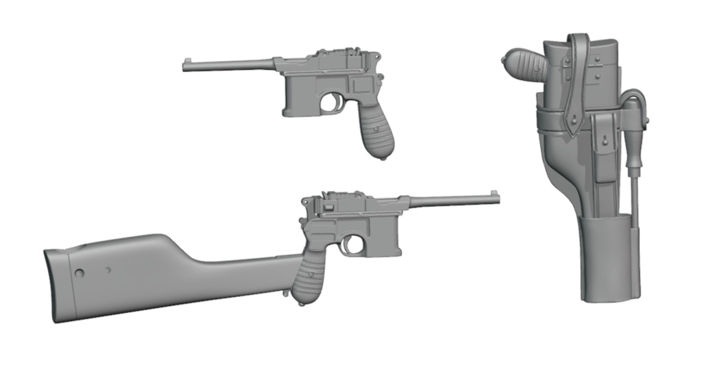 CM-207 1/35 モーゼルC96 - CHINOMODEL - BOOTH