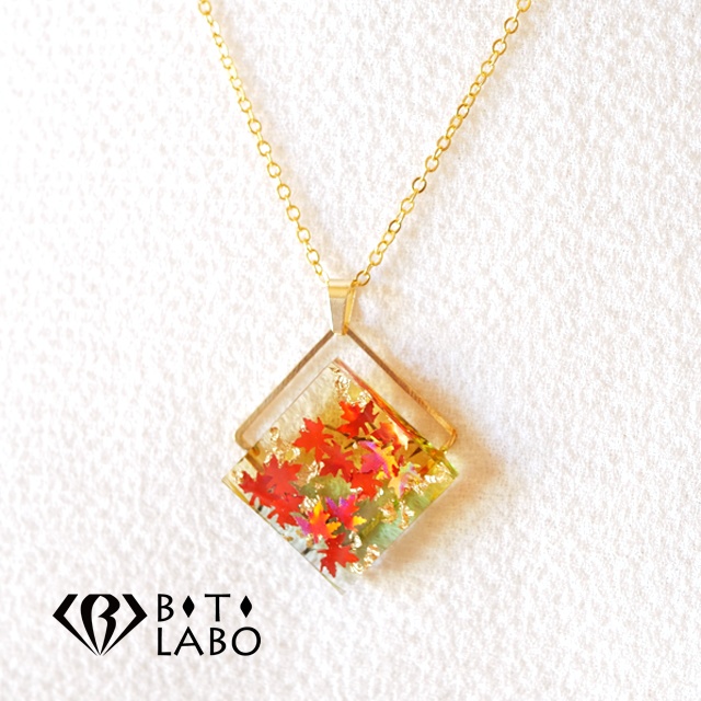 和 秋の紅葉（もみじ）レジンネックレス - bt-labo - BOOTH