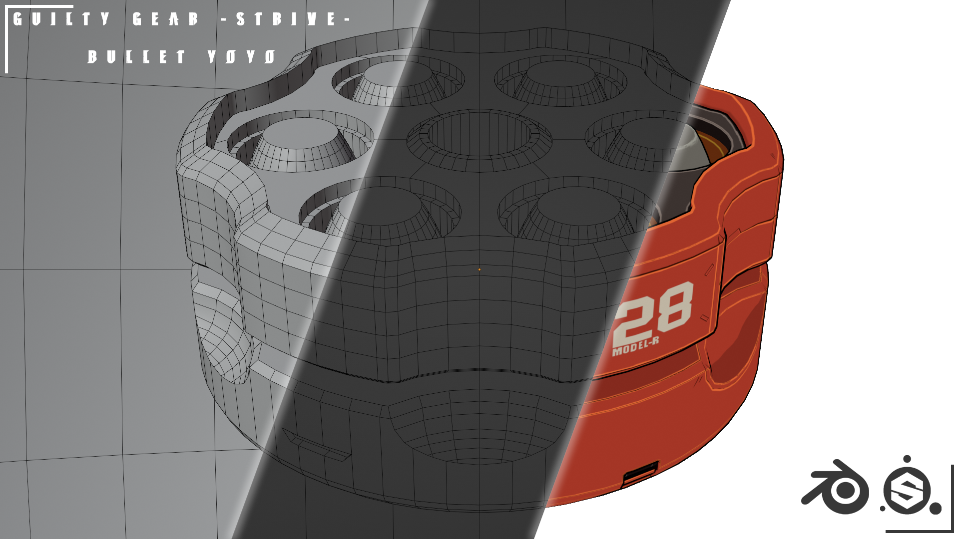 Bullet YoYo 3D Model | 弾丸ヨーヨー3Dモデル | Guilty Gear Strive - BLANKmodels ...