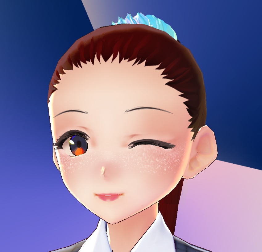 Free VRoid Makeup Face Texture + white Freckles [made with VRoid Studio ...