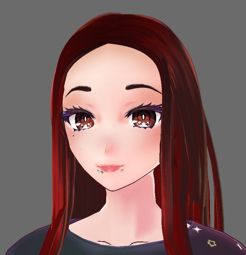 Free VRoid Makeup Face Texture + white Freckles [made with VRoid Studio ...