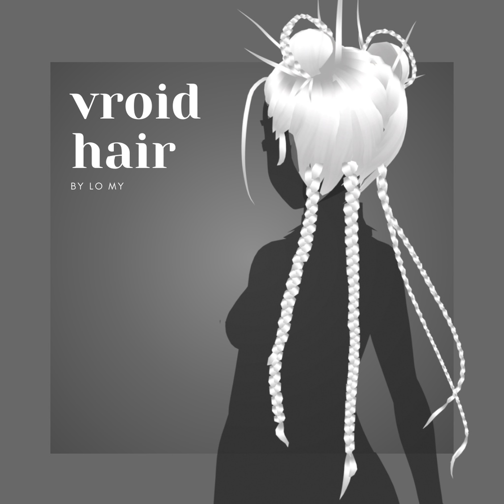 【VRoid】Hair Preset Braids & Spikes - lomy - BOOTH
