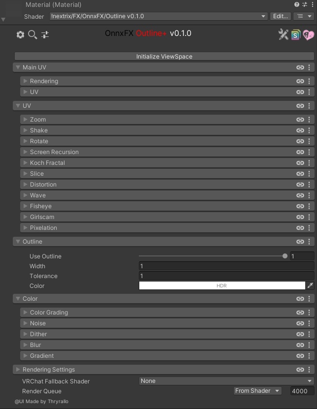 OnnxFX [VRChat & Unity Post-Processing] - NextrixVFX - BOOTH