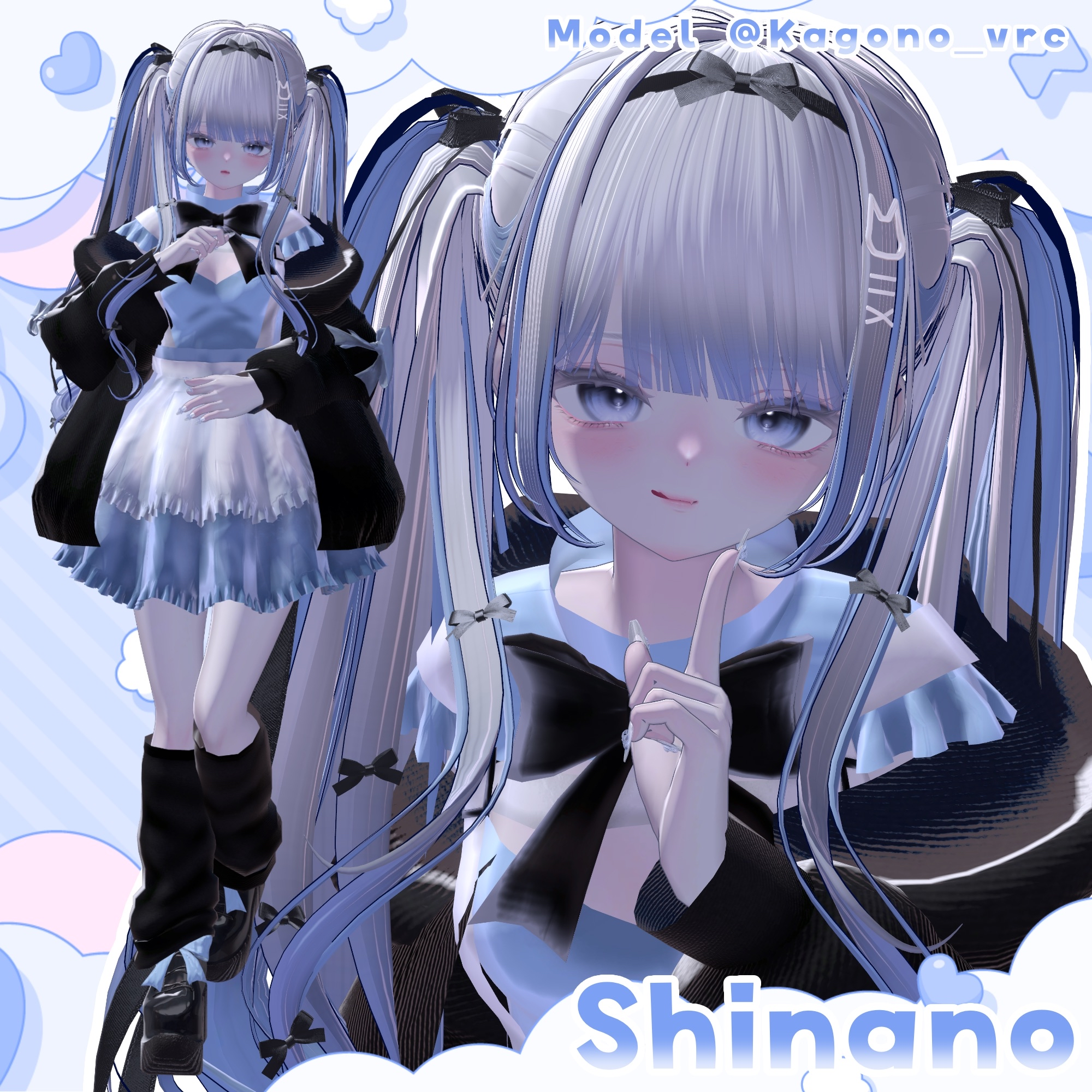 💚6アバター対応💚 Noir void maiden - signalize - BOOTH