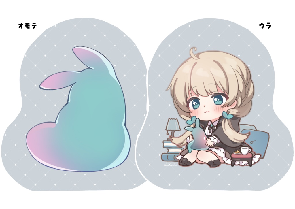 えっちスライムと暮らそう！もちもちダイカットクッション - tete-a-tete - BOOTH