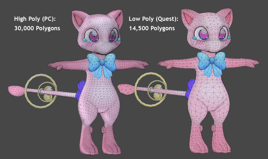 MewMei Kitty 3D model/VRChat Avatarアバター (PC & Quest) - Estefanoida's 3D ...