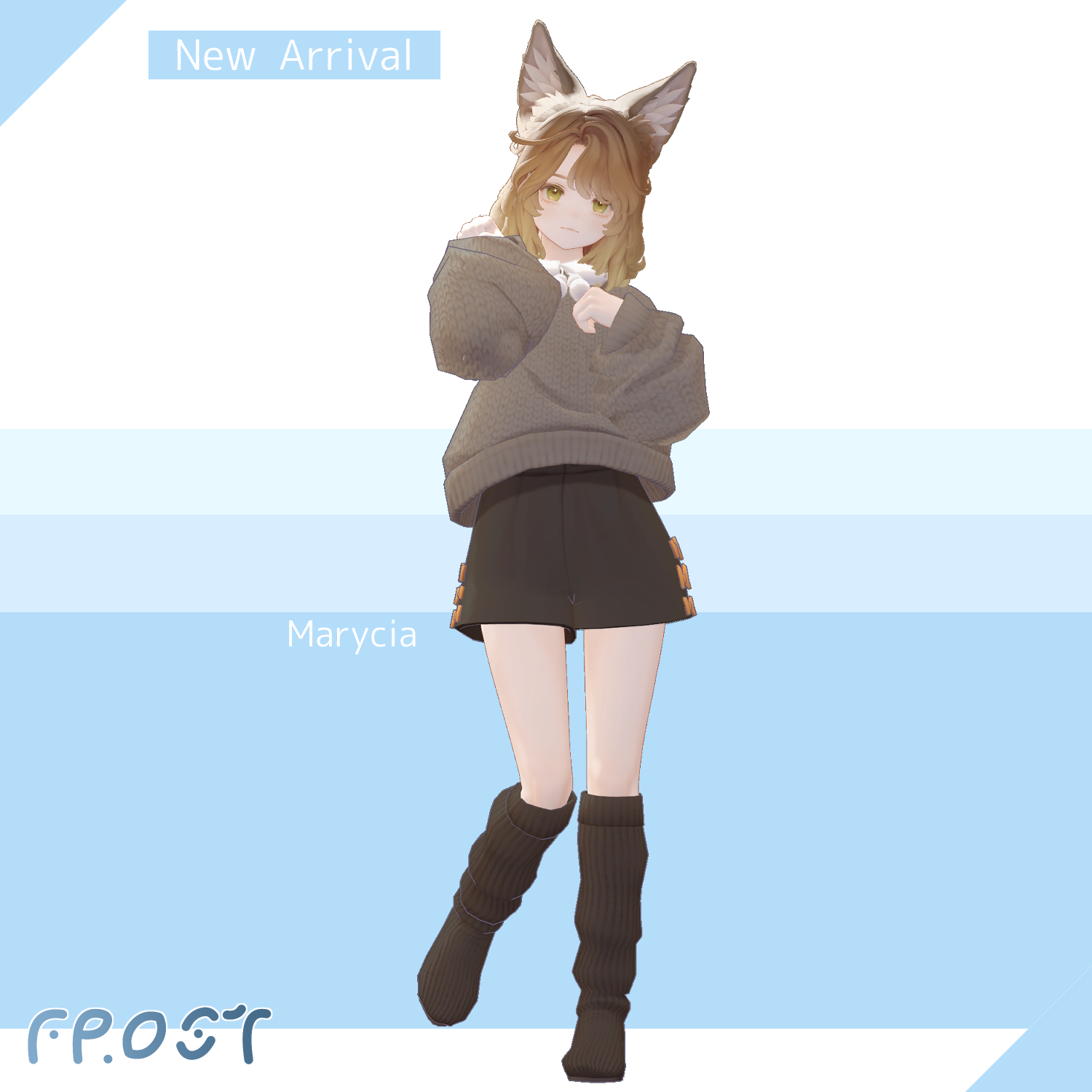【3 Avatars FullPack】LOVE ME RABBIT／ラブミー・ラビット【VRchat想定・MA設定済】 - FROST ...