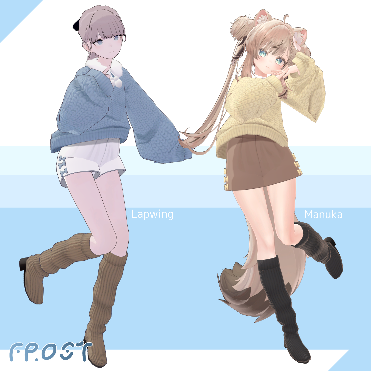 【4 Avatars FullPack】LOVE ME RABBIT／ラブミー・ラビット【VRchat想定・MA設定済】 - FROST ...