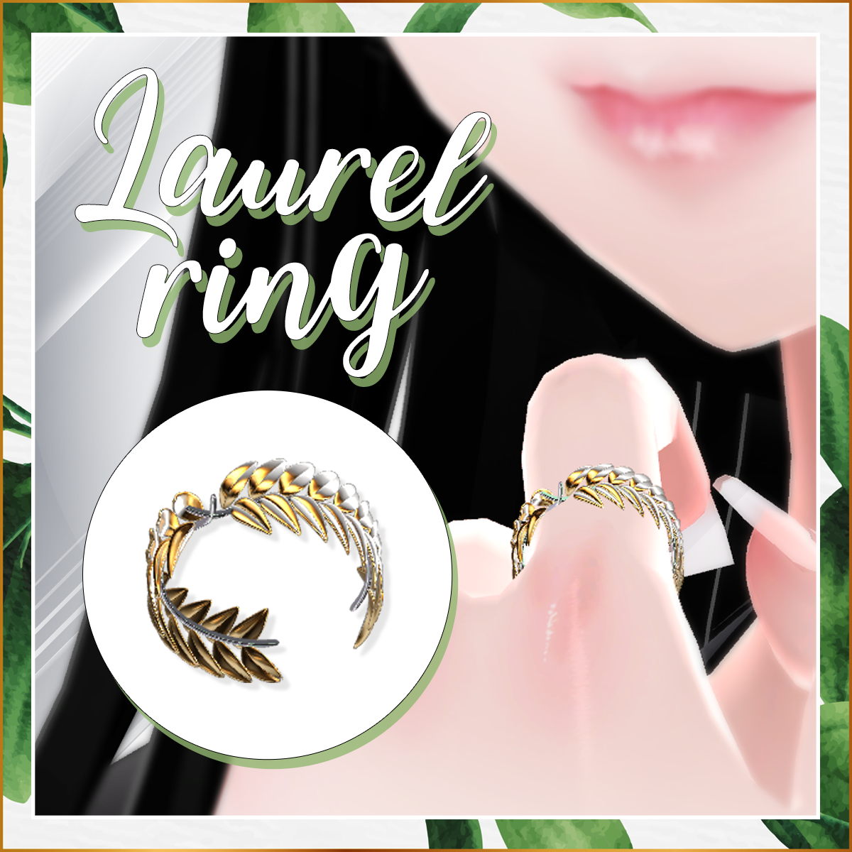 Laurel ring - Golden Pearl - BOOTH