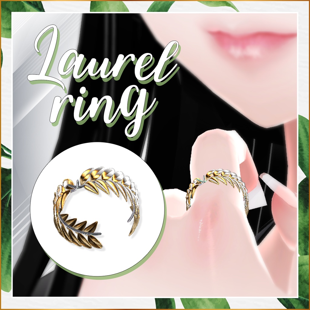 Laurel ring - Golden Pearl - BOOTH