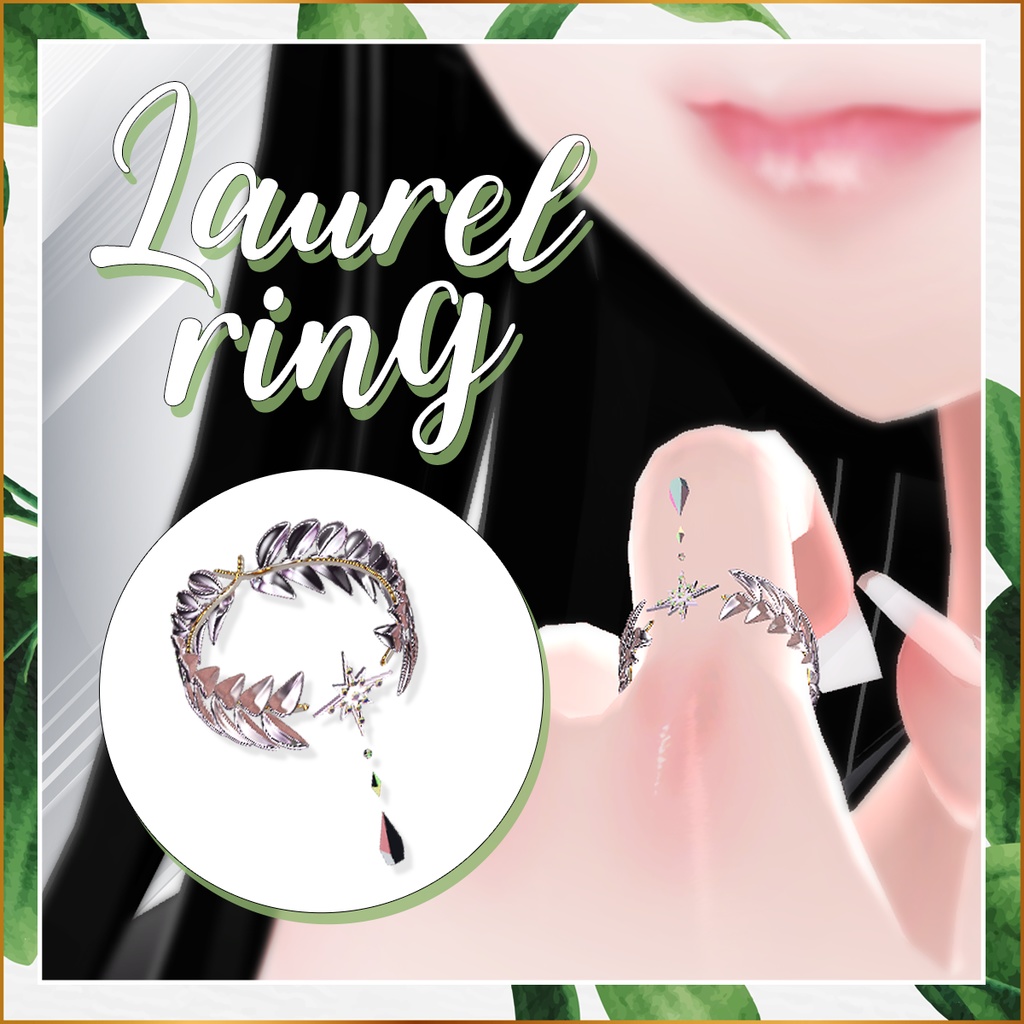 Laurel ring - Golden Pearl - BOOTH