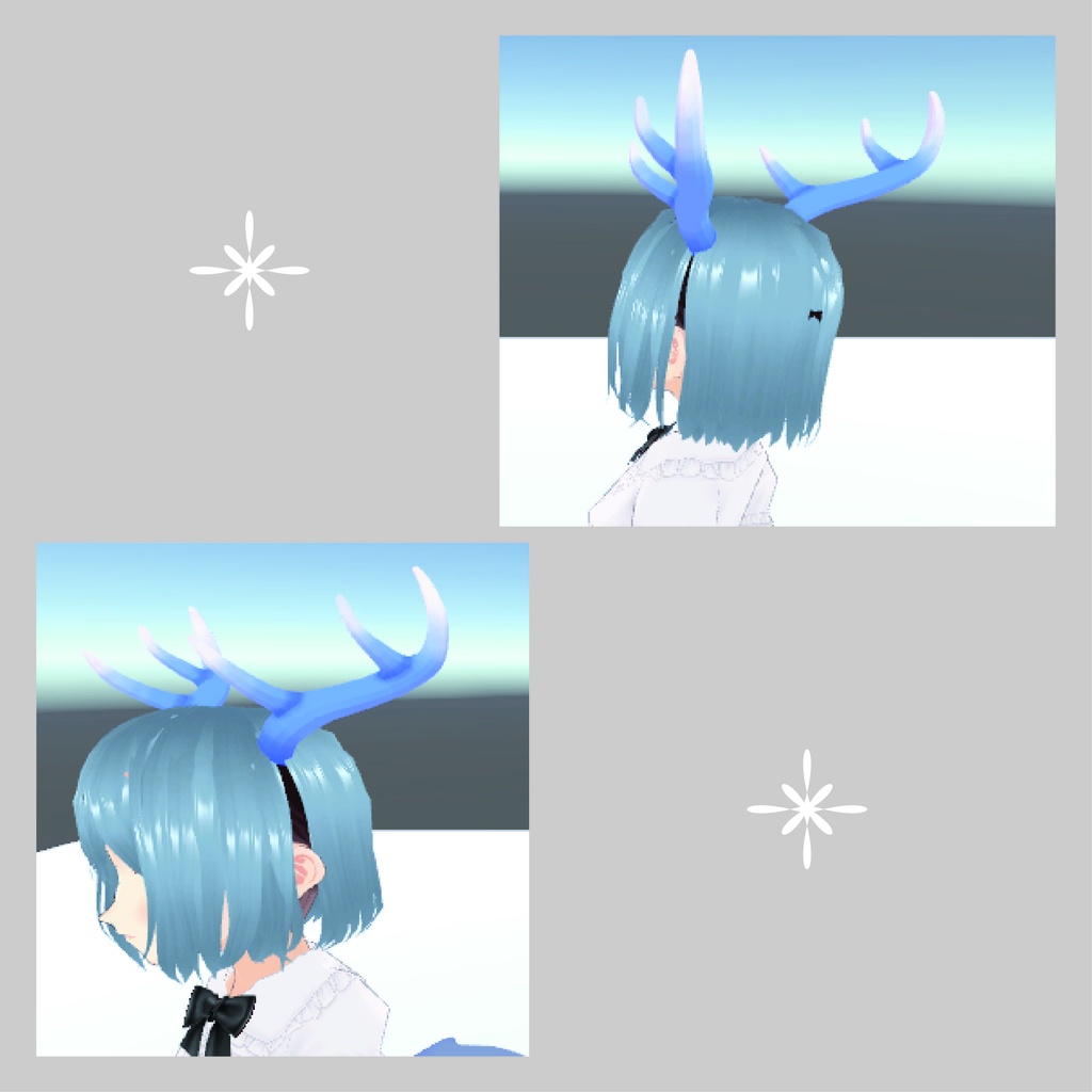 [VRC想定]FROZEN HORN - TAROの改造計画屋さん - BOOTH
