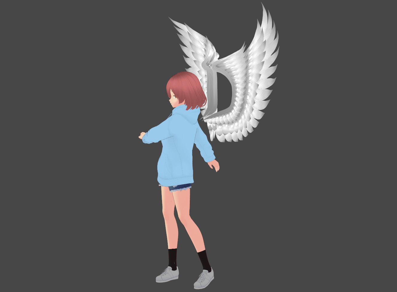 Angel Hover Wings - 20 variations (VROID) - Abby - BOOTH