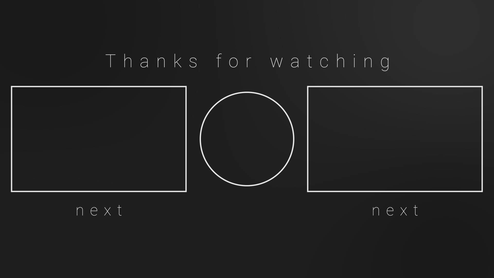 【無料あり】シンプルYouTube終了画面 - VideoBase - BOOTH