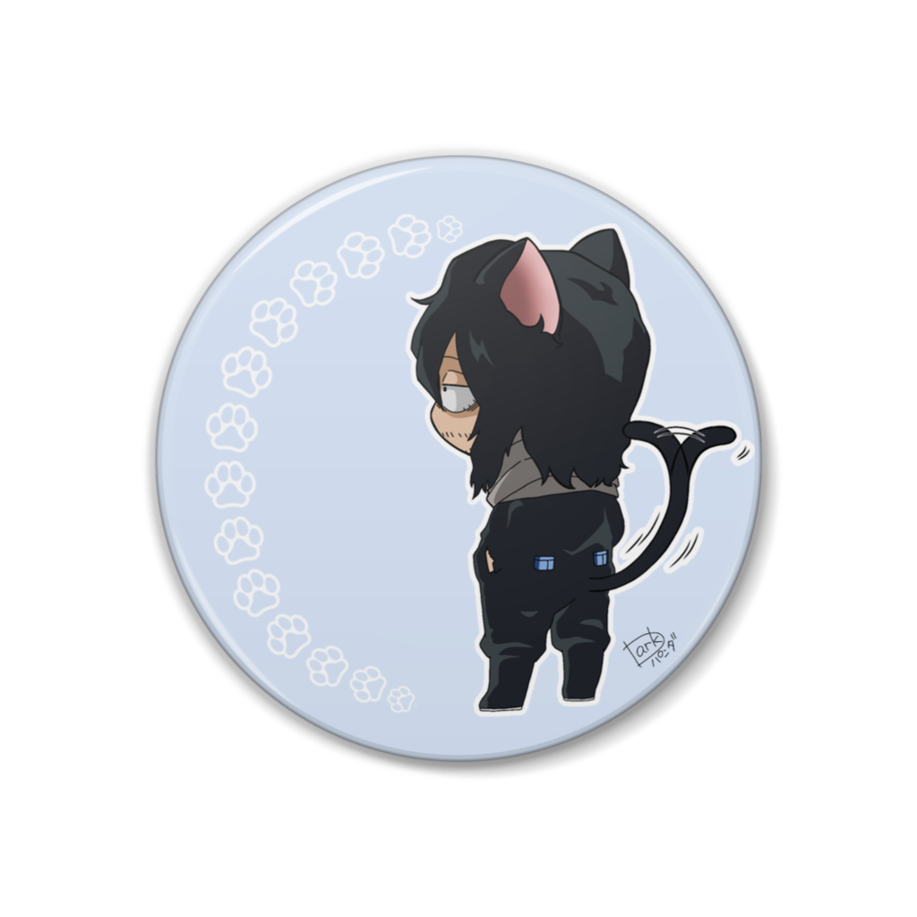 相にゃわ消太 缶バッチ - Dark PANDA - BOOTH