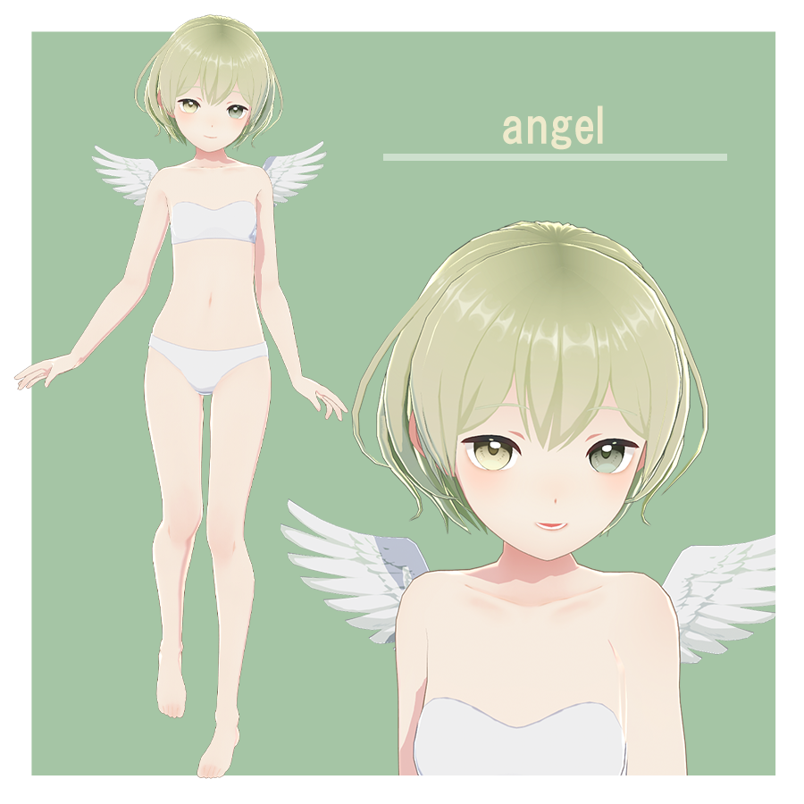 天使の女の子【素体】 - HL_Studio - BOOTH