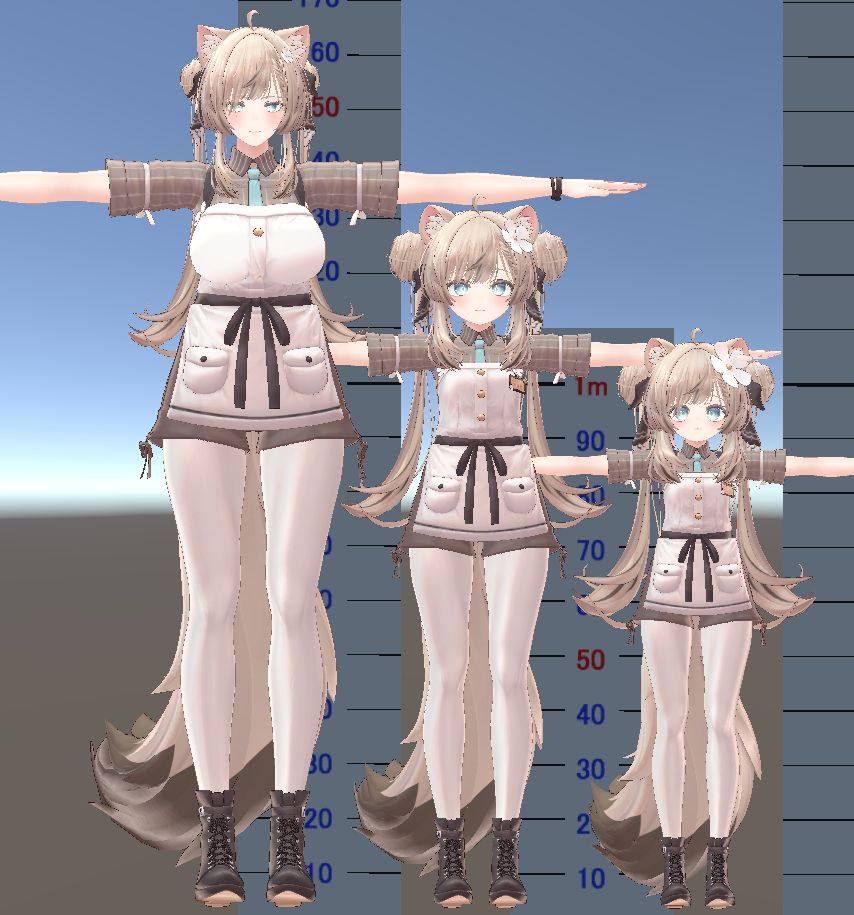 マヌカ 大人 ちび プリセット / manuka big adult and chibi preset - 大人化計画+プリセット屋 - BOOTH