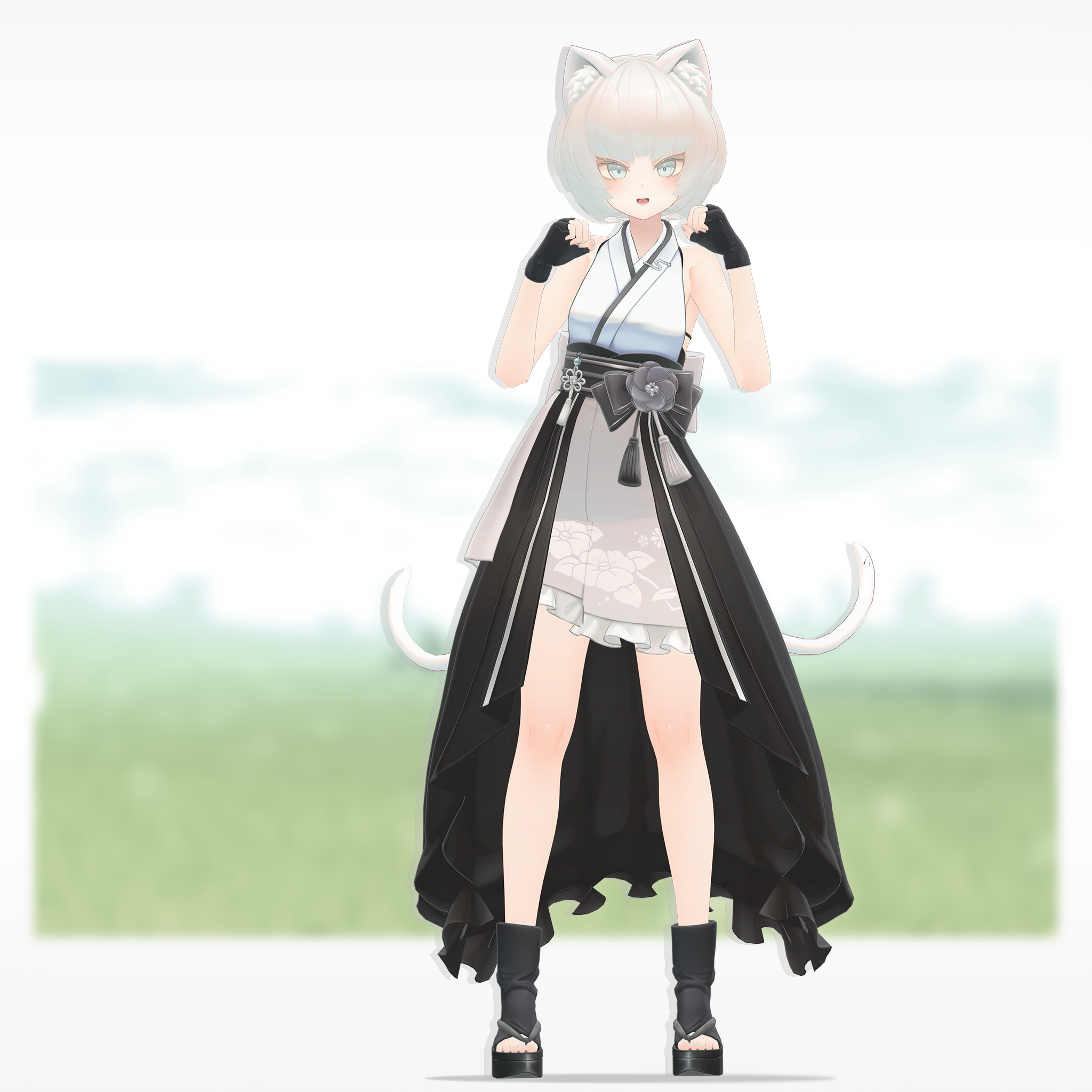 オリジナル3Dモデル「椿姫 -Tsubaki-」 - SASA-Cafe - BOOTH