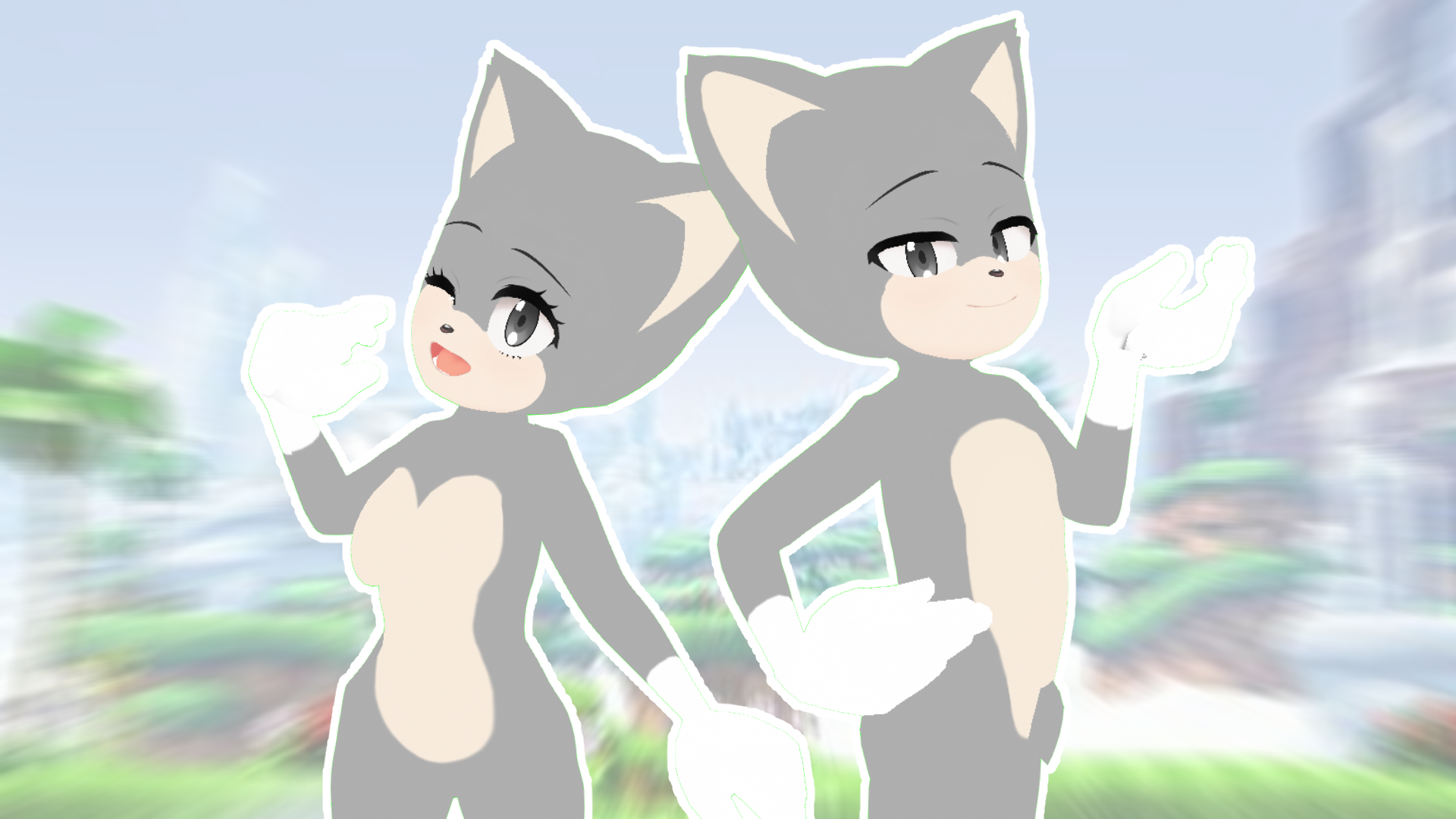 Sonic OC Bases [Vroid] - Bethdacat - BOOTH