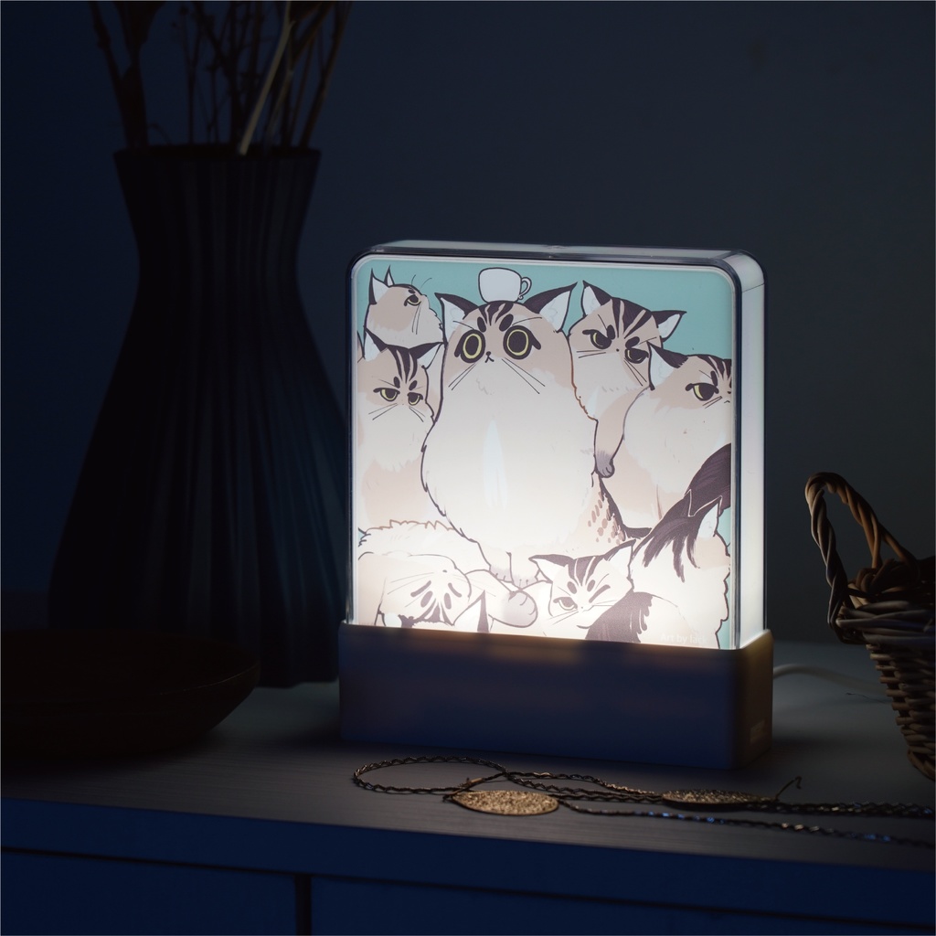 ライトボックスサイン ニャーと！展＜lack＞ - 東洋ケース(ニャーと！展) - BOOTH